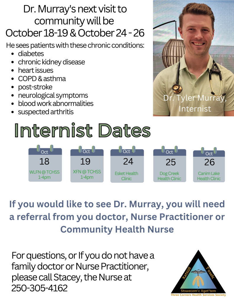 Dr. Murray’s Doctor Visit - Xatśūll First Nation